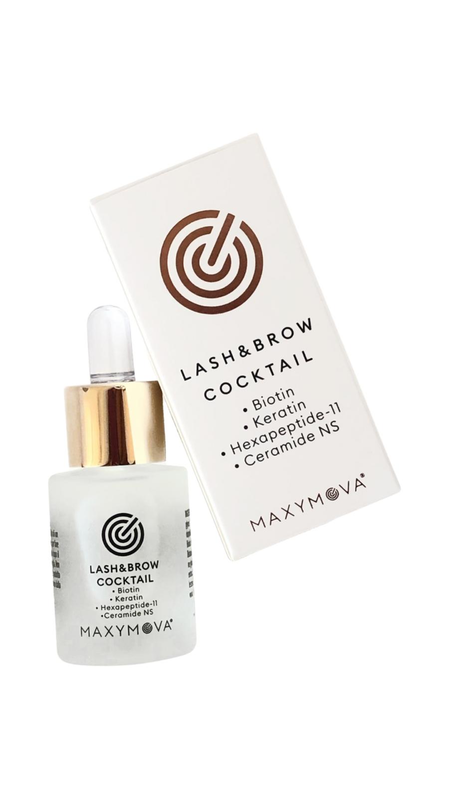 Maxymova Lash & Brow Cocktail — Nourishing Serum 15ml – Lash Heaven
